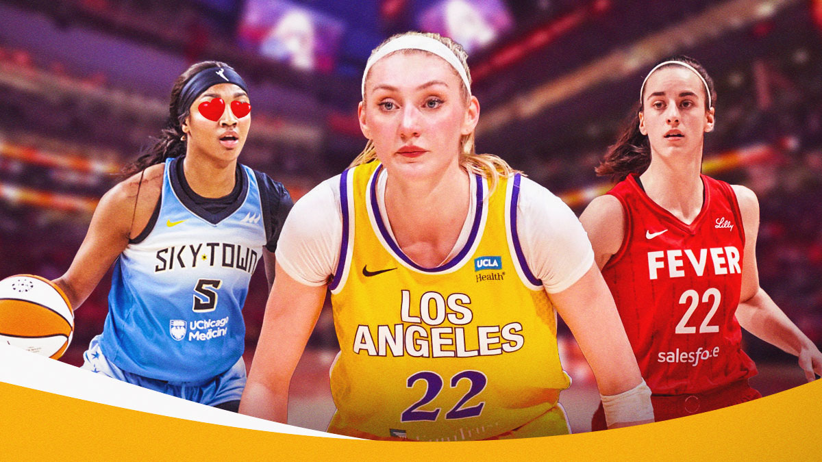 WNBA stars Caitlin Clark, Angel Reese react to Cameron Brink's life ...