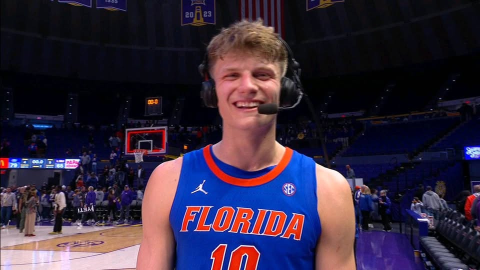 Rising college basketball standout Thomas Haugh of the Florida